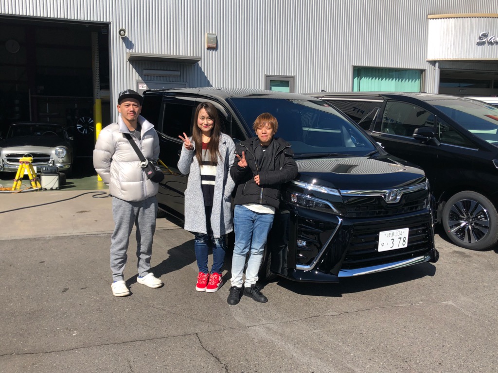 岐阜県のN様、新車ヴォクシー煌Ⅱのご納車おめでとうございます☆大きくなったお車で夢の国まで快適に行けますね！！今後ともよろしくお願いします！！」[to Duxy 本店] | ユーザーレビュー ...
